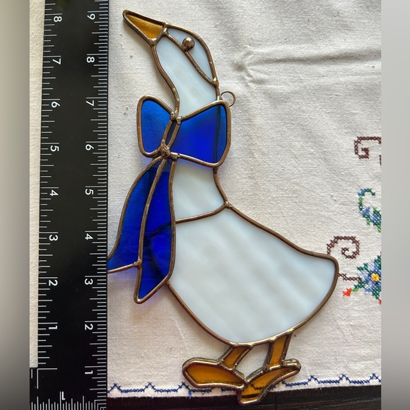 Accents | Vintage Cottagecore Goose Stained Glass | Poshmark